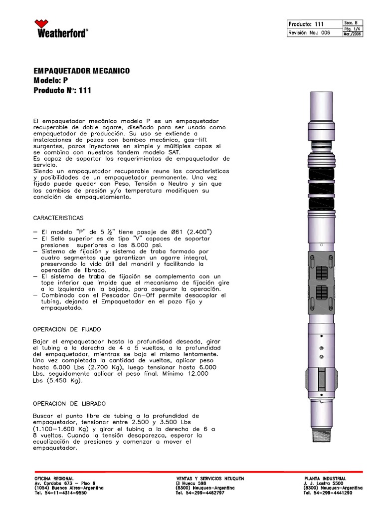 Packer - P-111 (Compression) | PDF