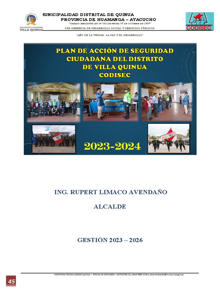 Codisec 2023... | PDF | Política | Ciencias sociales