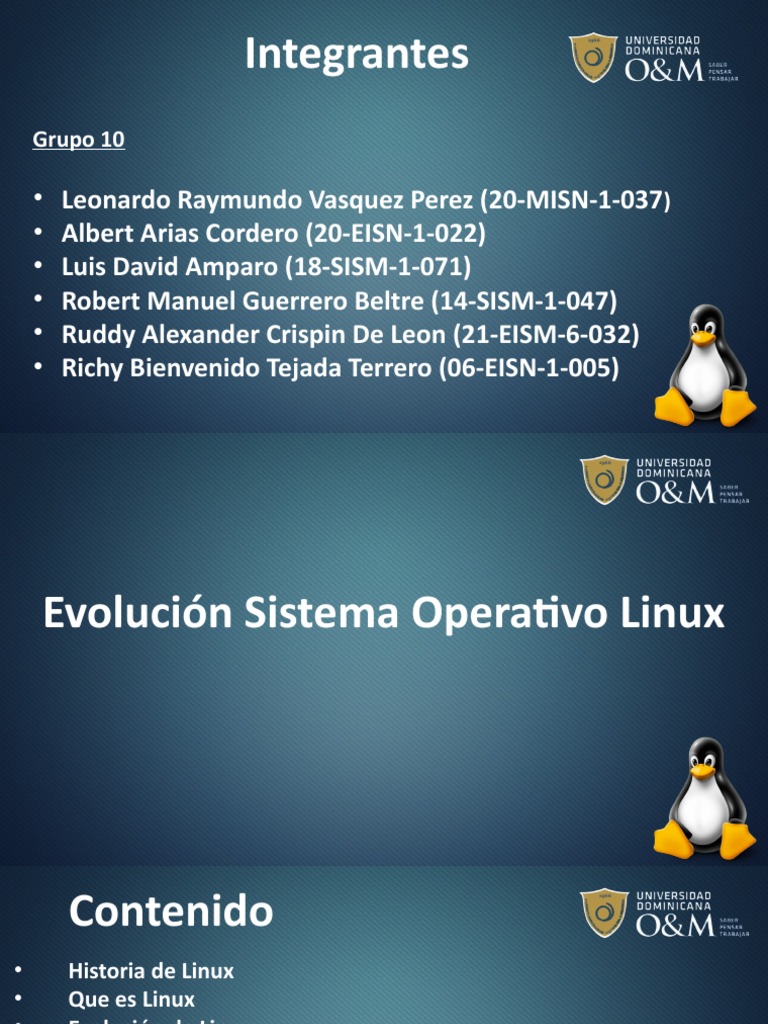 Presentacion Sistema Operativo II | PDF