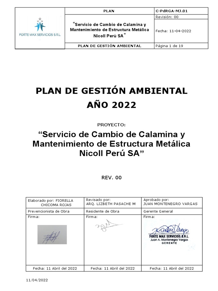 Plan Ambiental | PDF