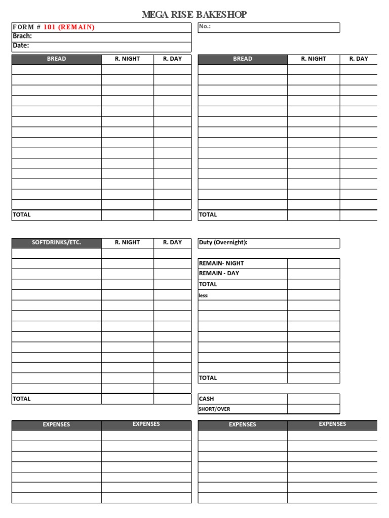FORM 101 Printable | PDF