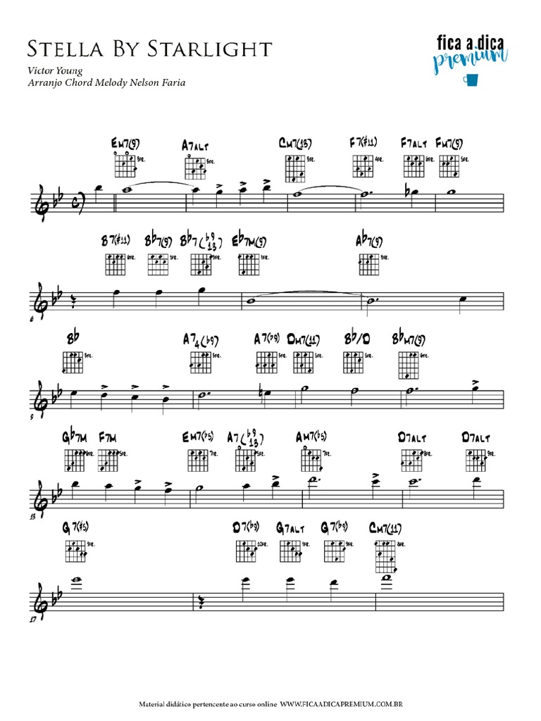 Stella by Starlight-Chord-Melody | PDF
