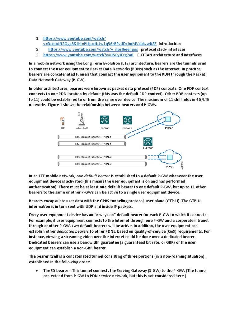 LTE-protocol Stack | PDF | Computing | Data Transmission