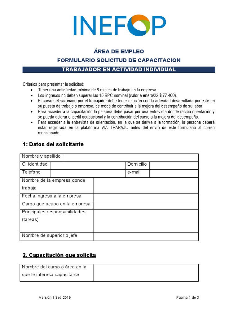 Formulario TEA Individual | PDF