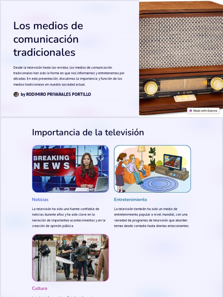 Medios de Comunicación Tradicionales hoy | PDF | Ciencias sociales