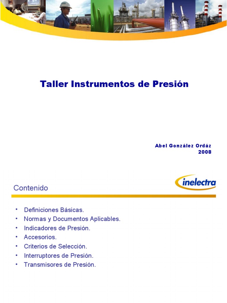 Taller Medicion De Presion Pdf