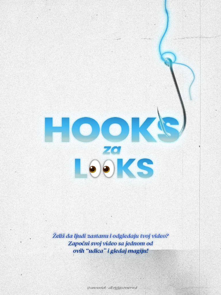 Hooks Za Looks - Anesocial 20 Hooks Za Viralne Videe | PDF