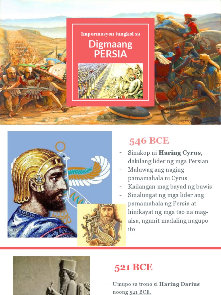 Digmaang Persia | PDF