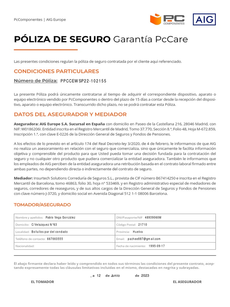Weec PCC Aig 2023 06 12T16 - 15 - 30.357100 48939060M | PDF | Finanzas y dinero