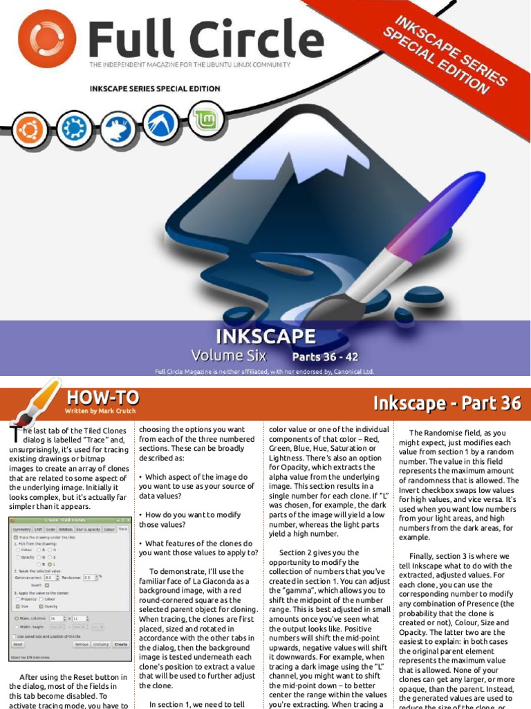 Full Circle Inkscape Special Edition N6 | PDF | Computer Aided Design | Icon (Computing)