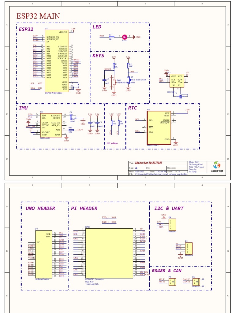 Makerbot BANHMI Schematic | PDF