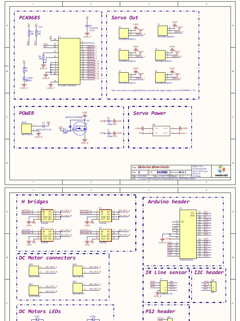 Motorshield Schematic | PDF