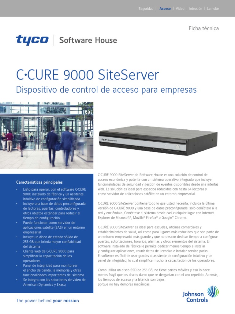 ccure-9000-site-server_ds_r11_hs_lat-es | PDF | Servidor (Computación ...