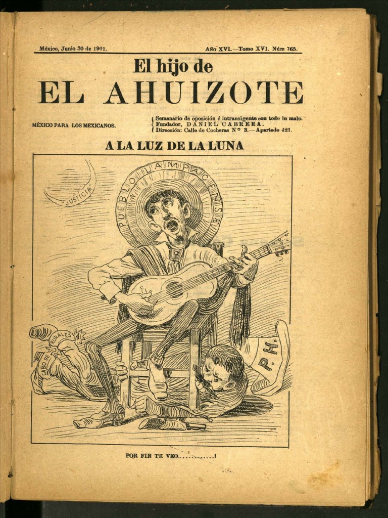 Hijo Del Ahuizote El. 1901. Vol. 16 No. 765. Junio. 0002011605.ocr | PDF