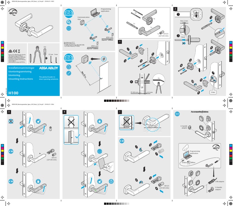 Aperio H100 Installation Instructions | PDF