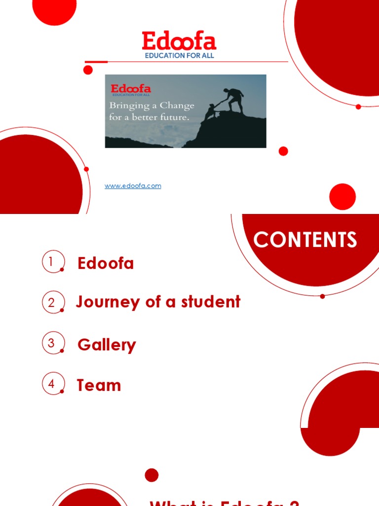 Edoofa Scholarship Program | PDF