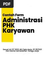 Format Pemberitahuan Dan Laporan PHK | PDF