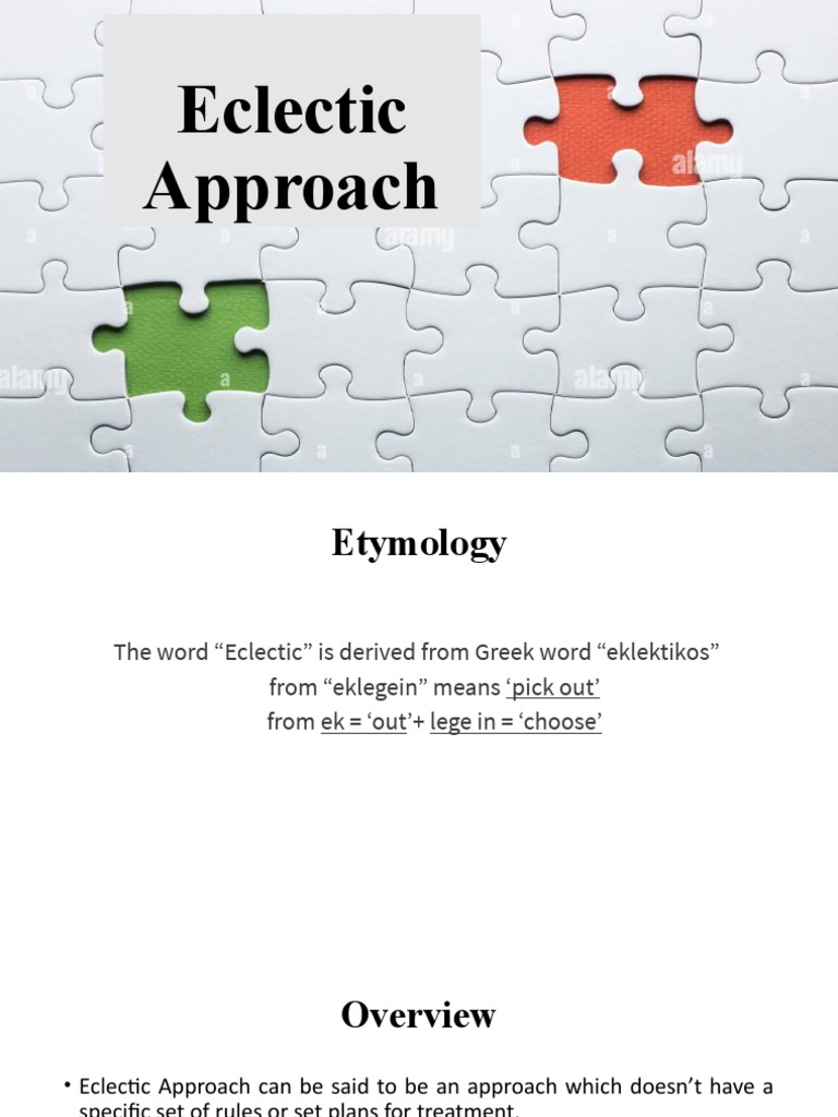 Understanding the Eclectic Approach in Counseling | PDF | Career ...