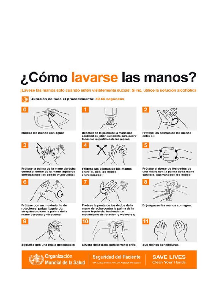 Lavado de Manos | PDF