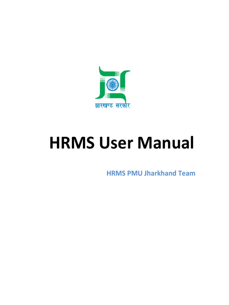 HRMS User Manual for Jharkhand Employees | PDF | Career & Growth