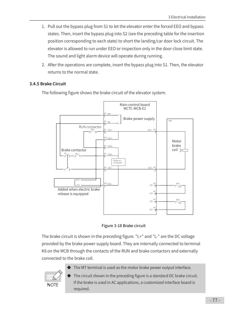 3 Electrical Installation: K6 1 BK+ K6 13 BK-K6 15 ZQ1+ K12 4 ZQ1+ K6 3 ...