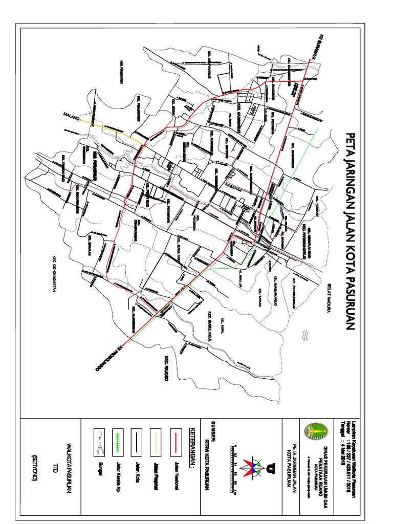 Peta Jalan Kota (Baru) | PDF