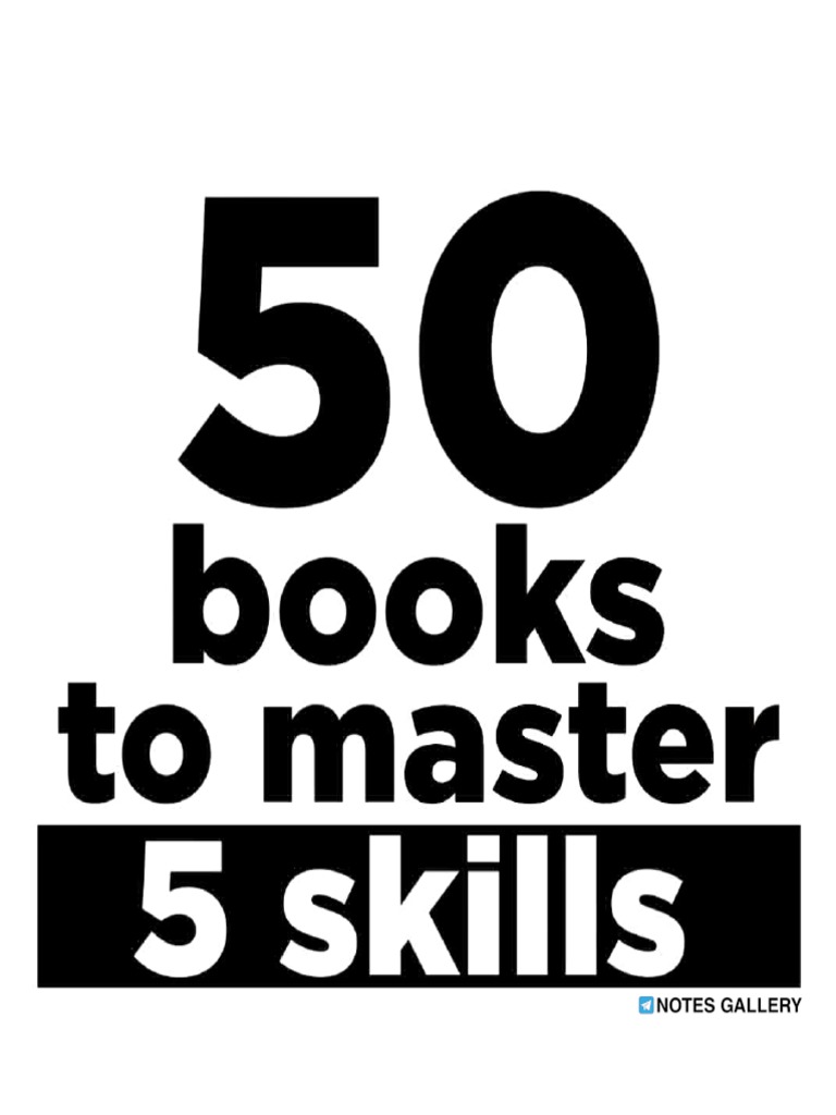 50 Books To Master 5 Skills | PDF