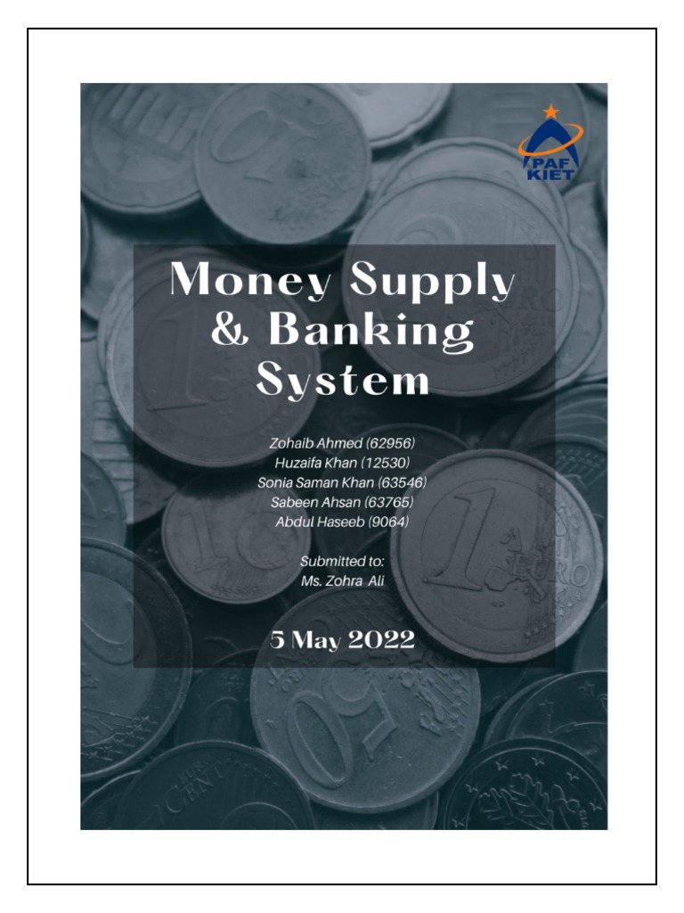 Money Supply and Banking System Project | PDF