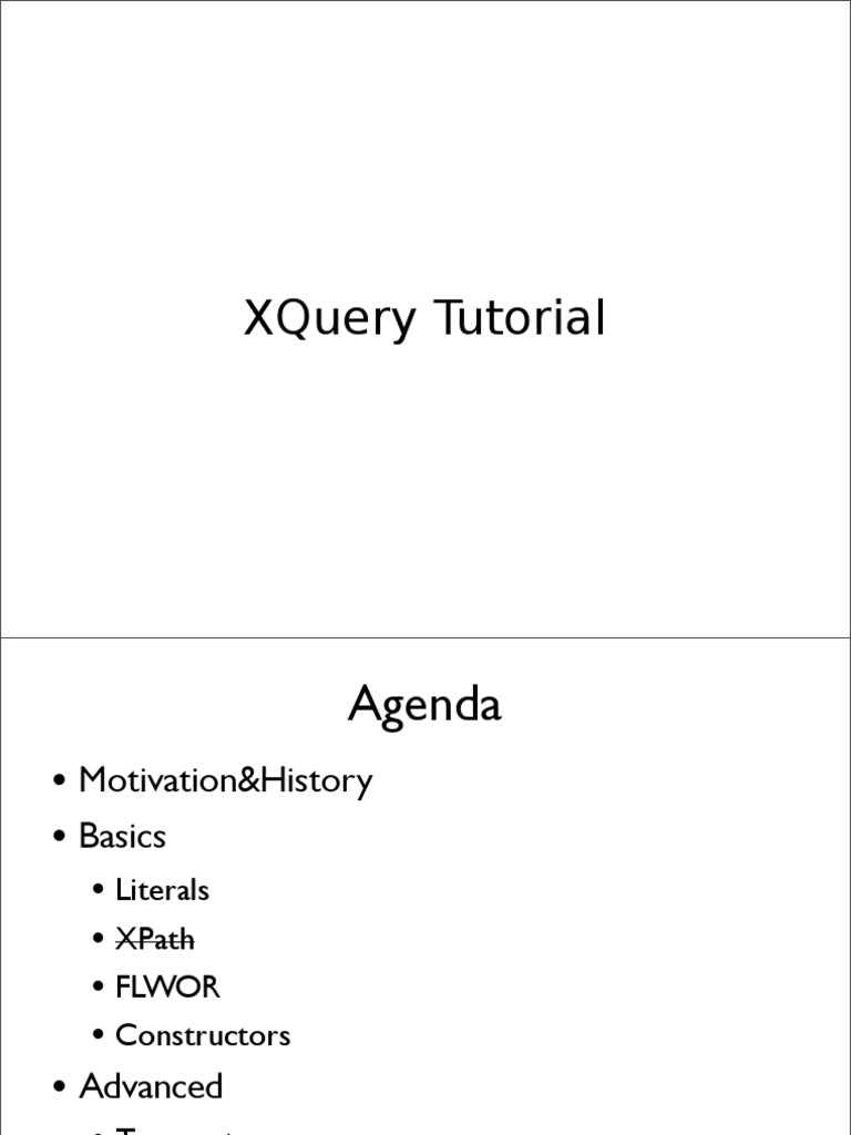 Xquery | PDF