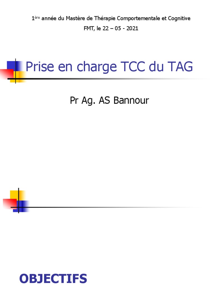 Prise en Charge TCC Du TAG Mastère Tunis | PDF