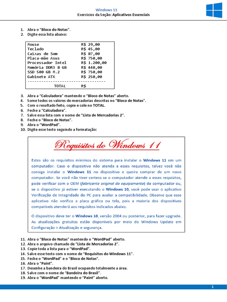 02.B+-+Exercícios App Essenciais | PDF