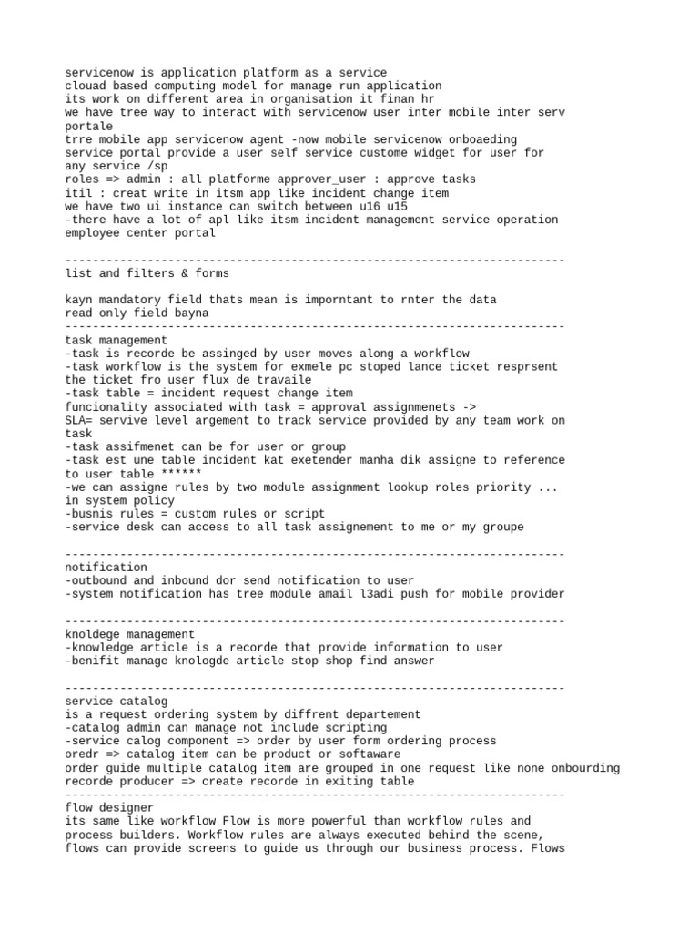 Servicenow | PDF