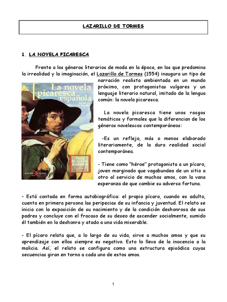 El Lazarillo de Tormes 2 | PDF | Novelas