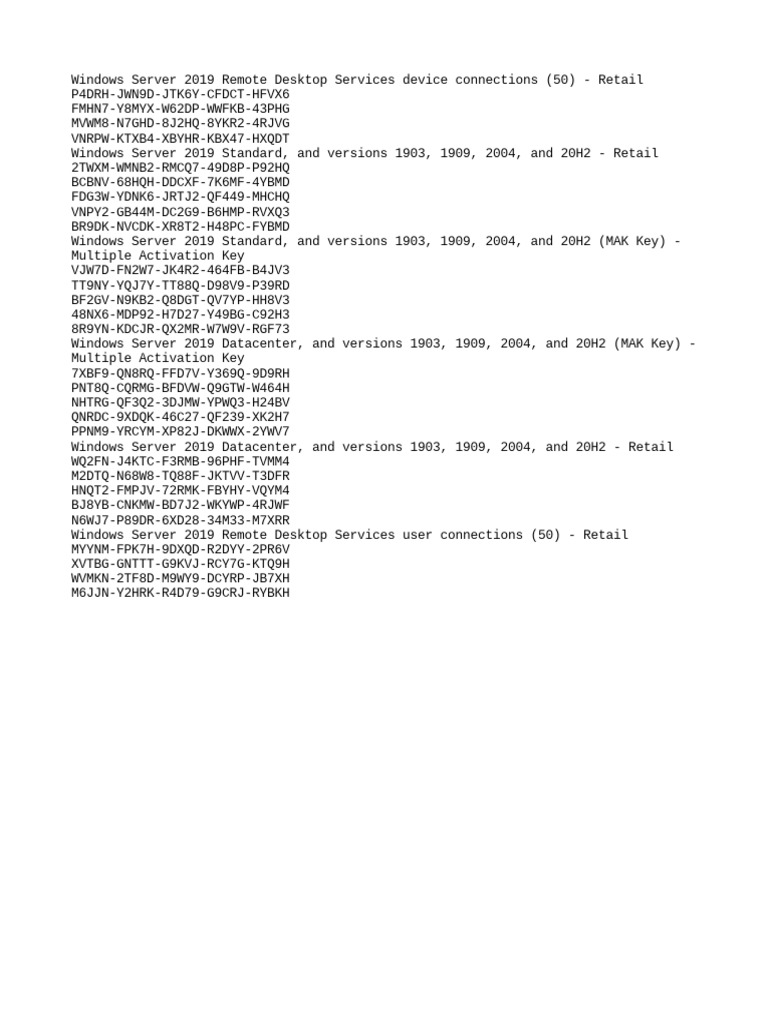 Windows Server 2019 Remote Desktop | PDF