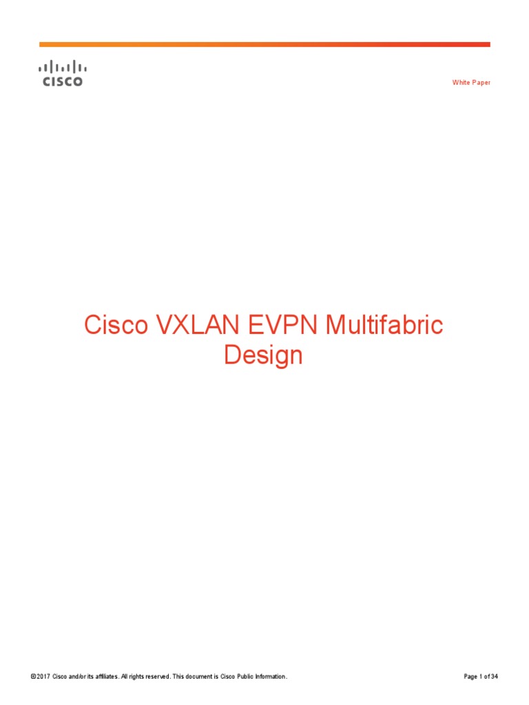 Vxlan - Evpn Multi-Fabric | PDF
