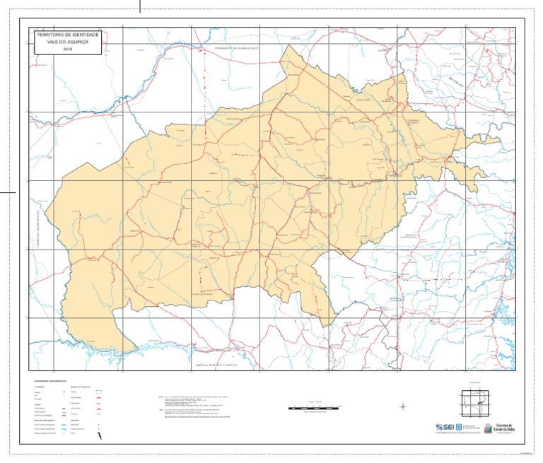Mapa Vale Do Jiquirica 1 | PDF