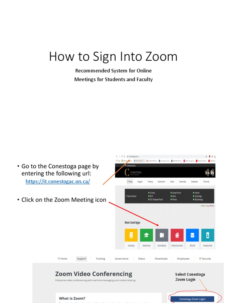 Zoom Quick Guide For Students | PDF