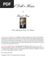 Evaluate The Character of Dr. Rank in Henrik Ibsen's A Doll's House ...