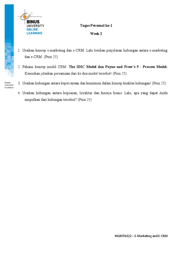 Tugas Personal 1 | PDF