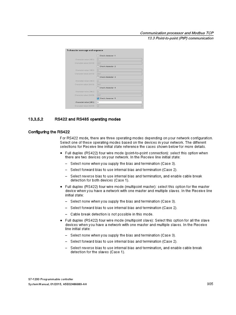 RS422/RS485 Configuration Guide | PDF | Physical Layer Protocols | Computer Data