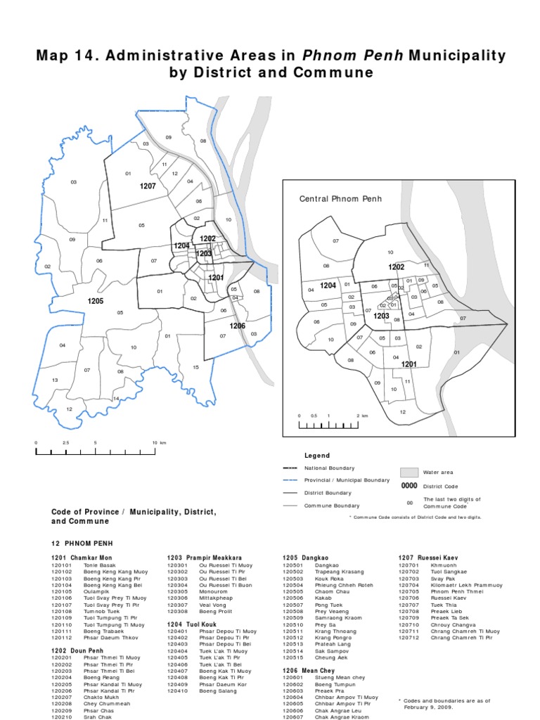Phnom Penh Districts | PDF