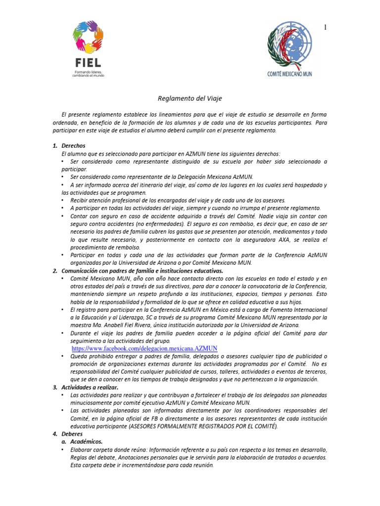 3 - Reglamento Comite Mexicano Azmun 2023 | PDF | México | Disciplinas