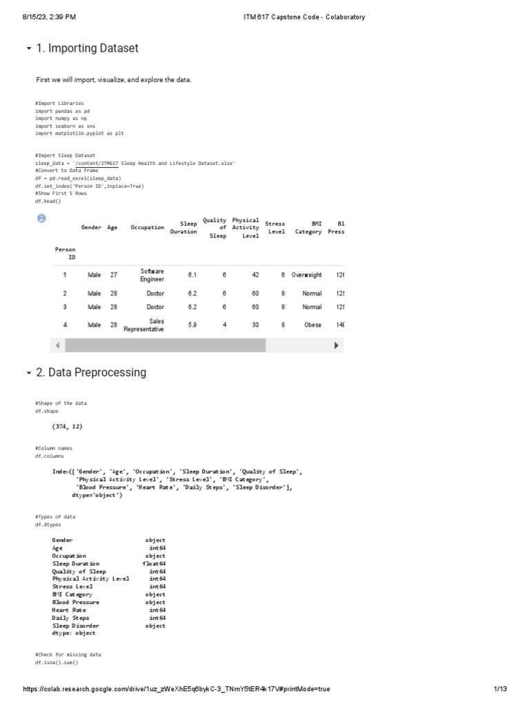 Itm 617 Capstone Code - Colaboratory | PDF