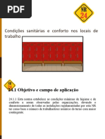 NR 24: Condições Sanitárias no Trabalho | PDF | Banheiro | Chuveiro