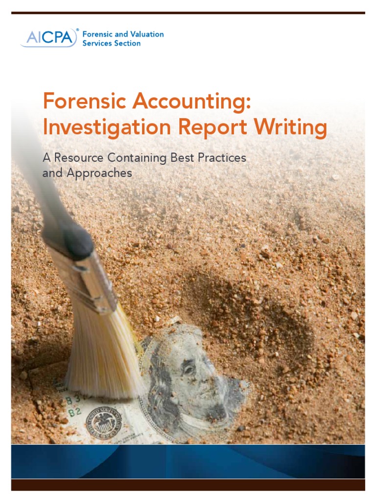 Forensic Accounting Report Writing | PDF | Finance & Money Management