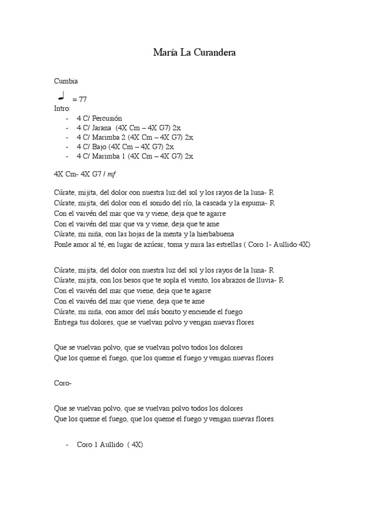 María La Curandera | PDF