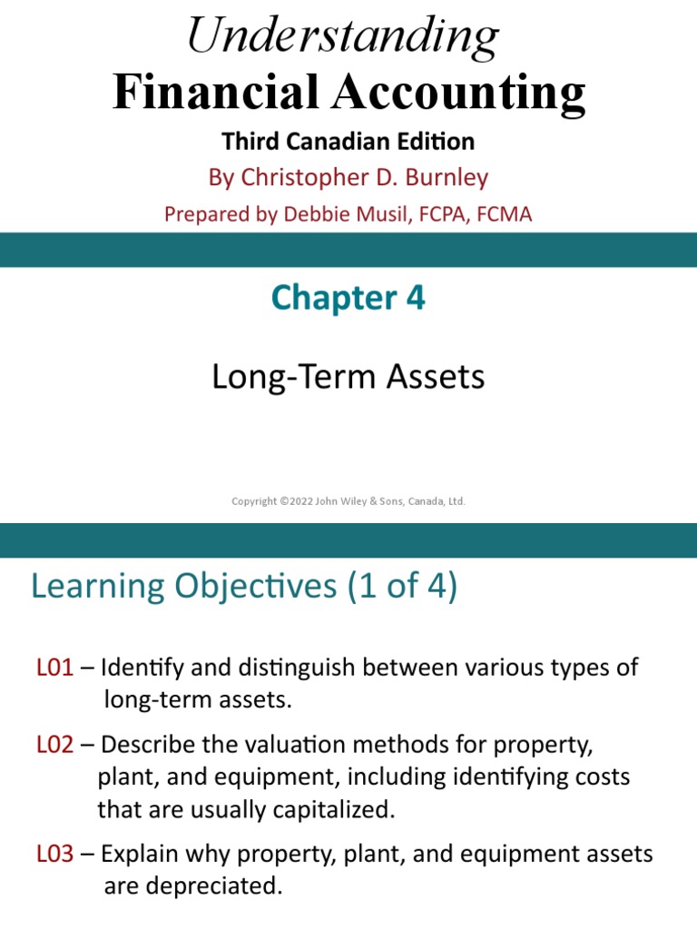 Week 2 Long Term Assets PPT (Chapter 4) | PDF | Business | Law