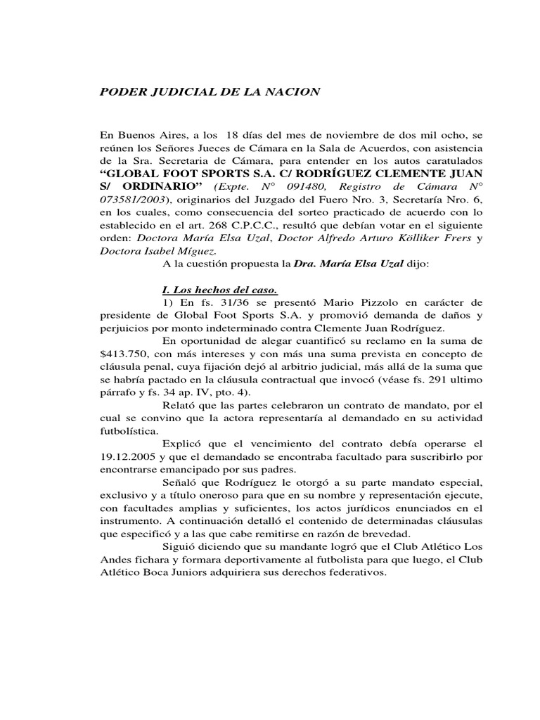 Global Foot Clemente Rodriguez | PDF