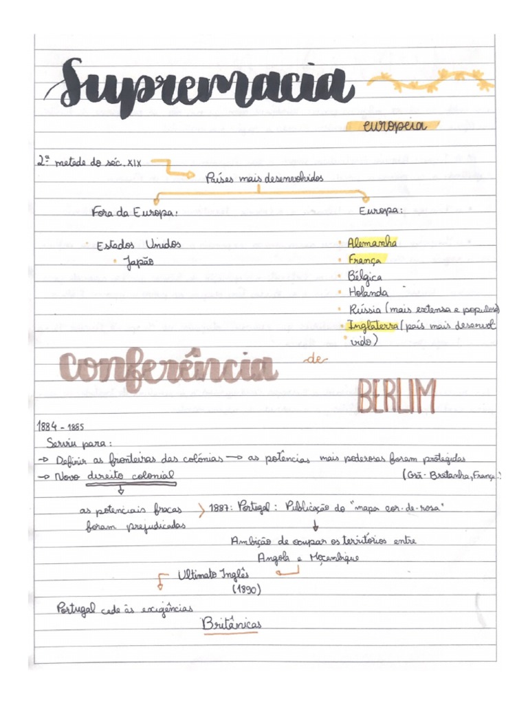 Resumos História 9 Ano | PDF