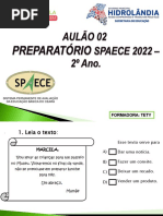 Simulado 01 (SAEB) Português - 2º Ano | PDF